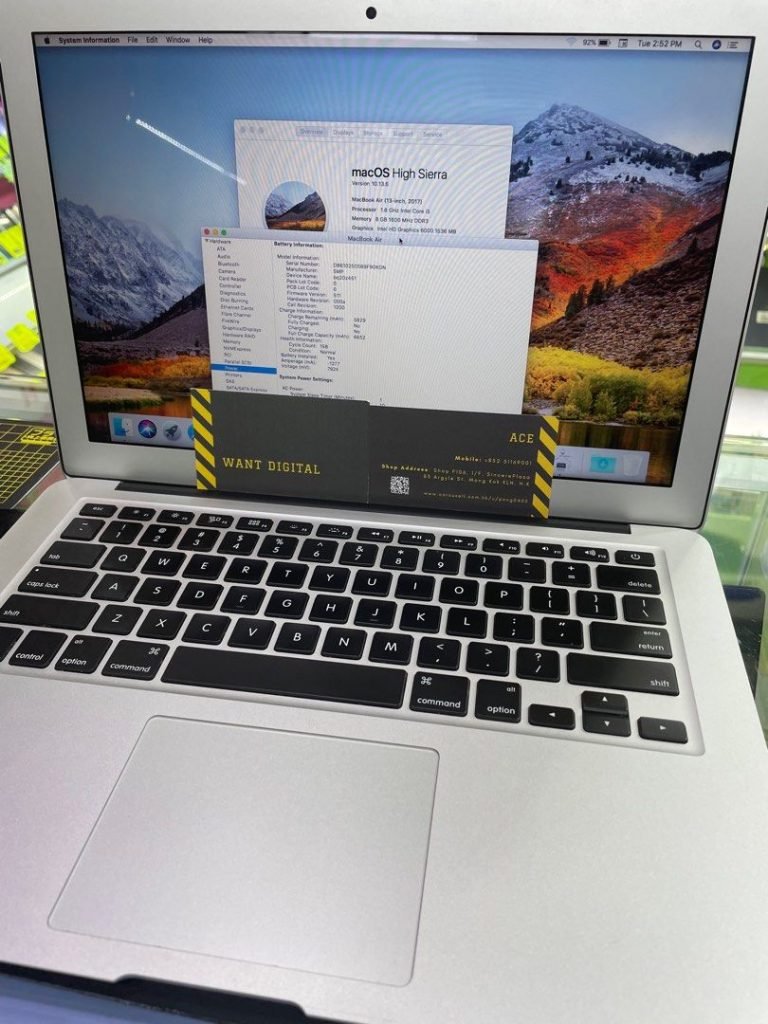 MacBook Air 2017 13” 512GB Ver. - 全新、近乎全新二手電腦或高端數碼器材專門店